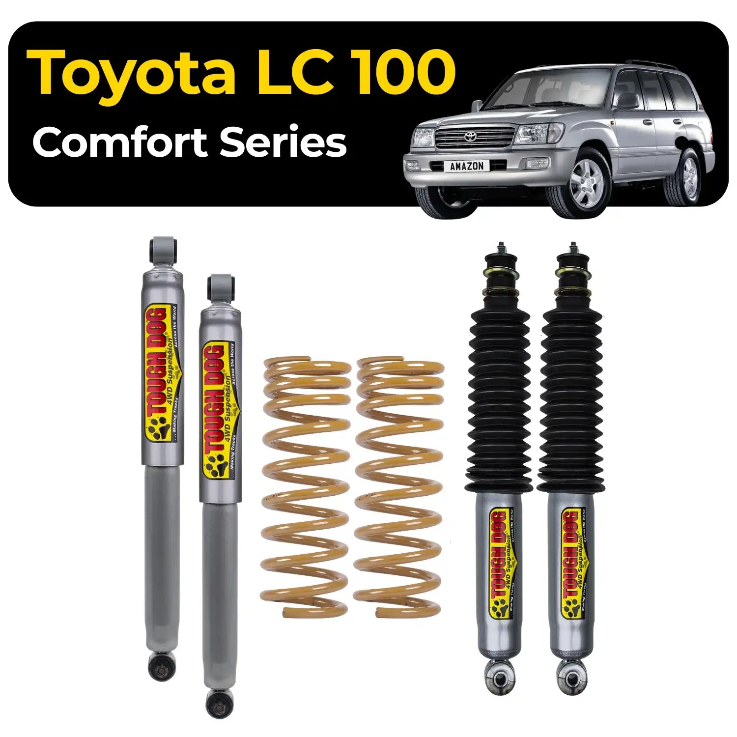 Tough Dog Suspension Toyota Landcruiser 100 Series Cygnus - 40mm Lift ...