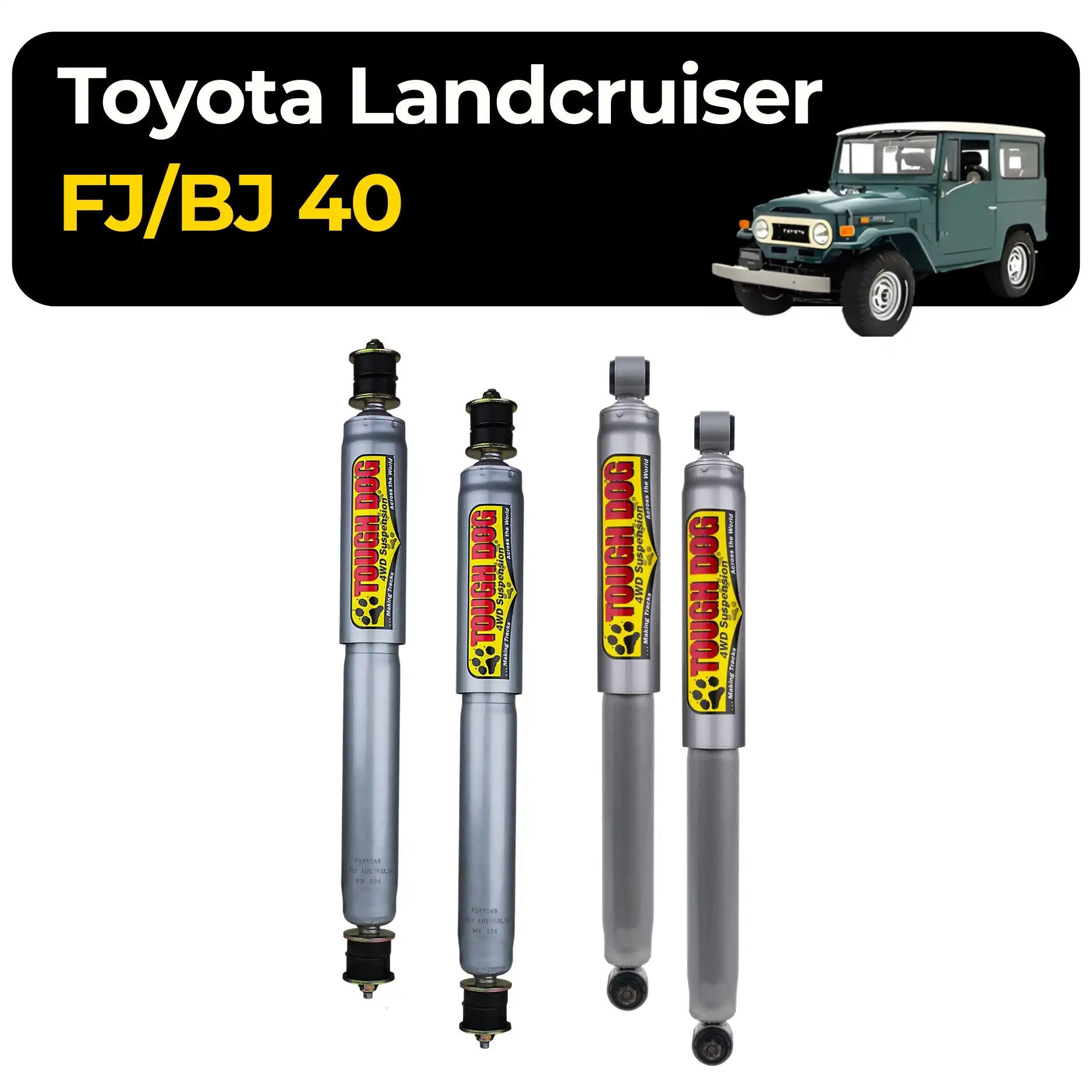 Tough Dog Suspension -Toyota Landcruiser FJ/BJ 40 Series Shocks in ...